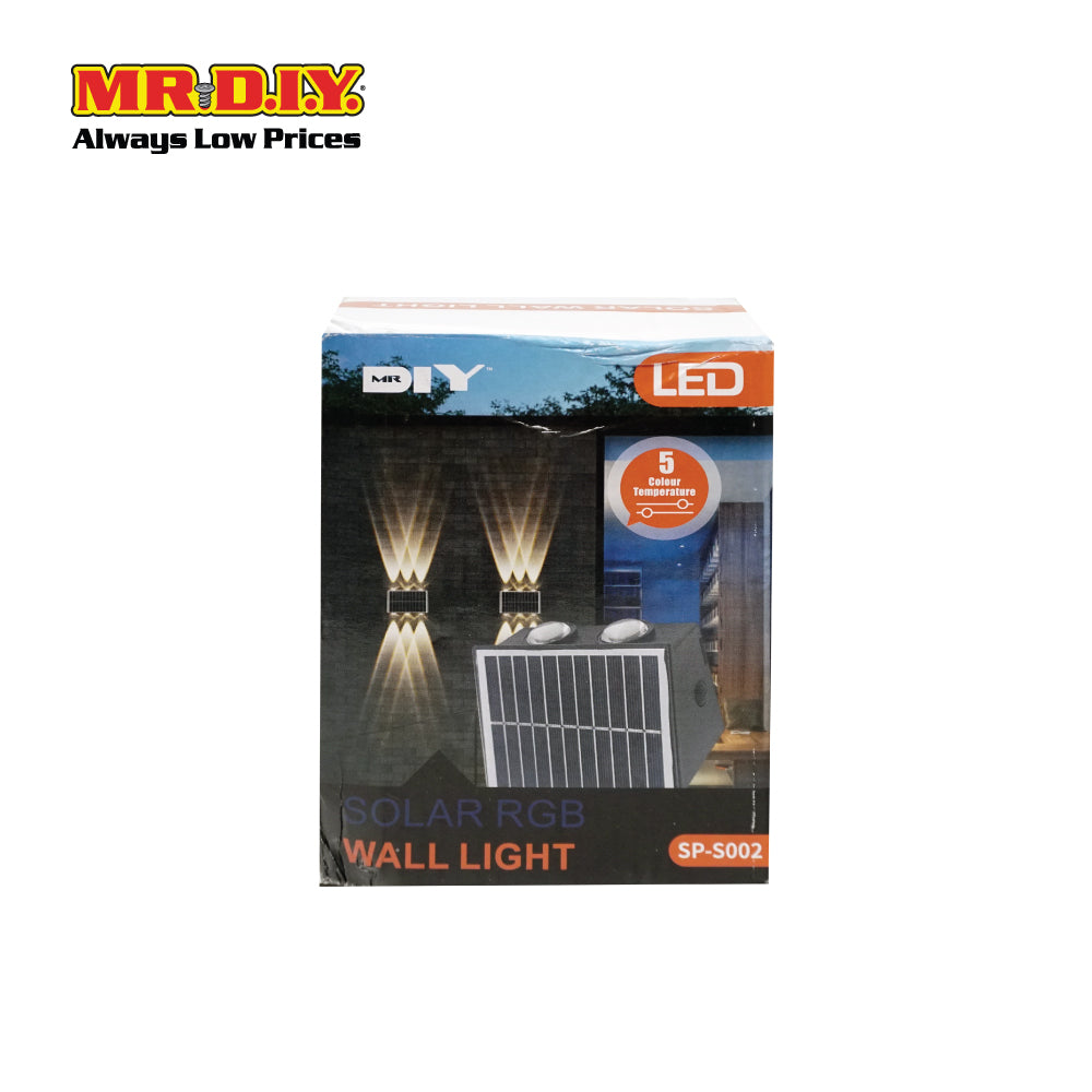 (MR DIY) Solar RGB Wall Light SP-S002 – MR. D.I.Y. ECOMMERCE (M) SDN BHD