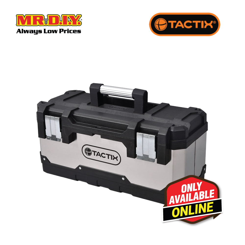 TACTIX Plastic And Stainless Steel Tool Box 50Cm (20Inch) – MR. D.I.Y ...