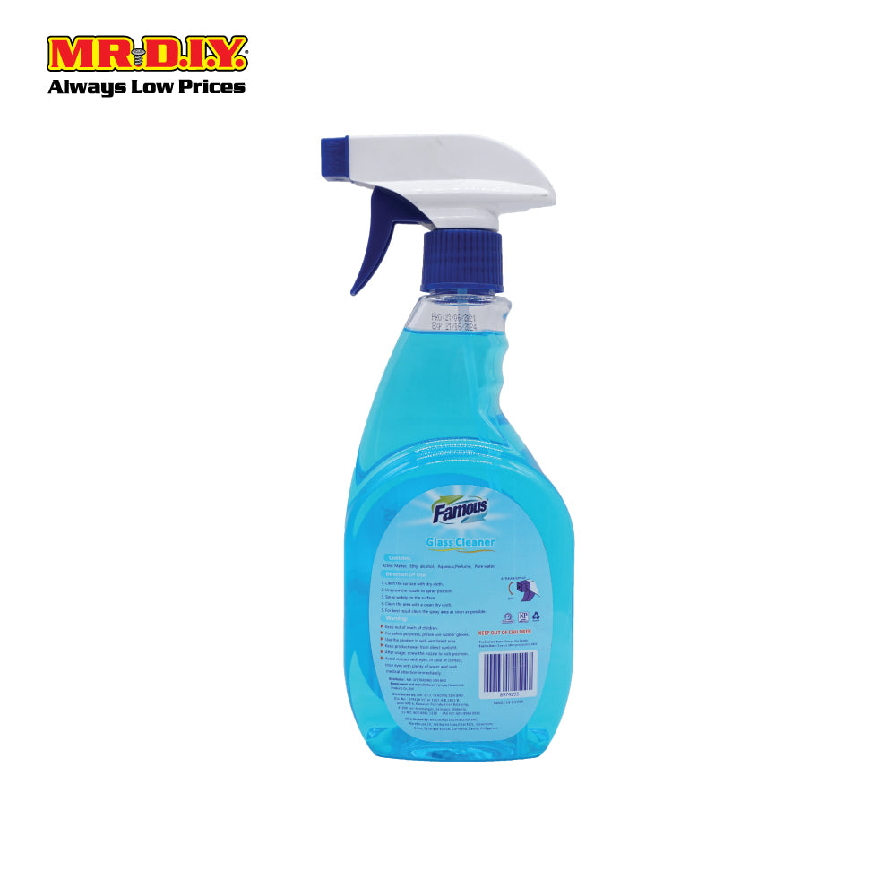 FAMOUS Glass Surface Cleaner Spray (500ml) – MR. D.I.Y. ECOMMERCE (M ...