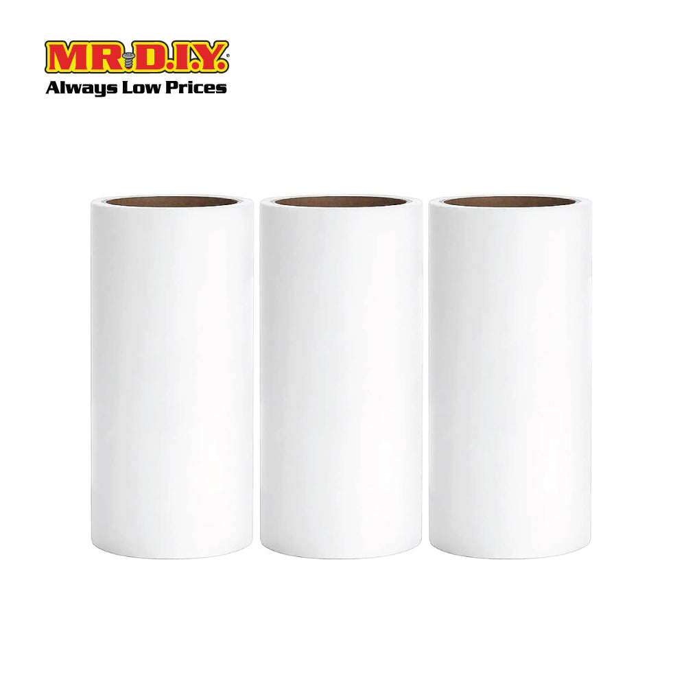 (MR.DIY) Refill Sticker Lint Roller Hair Dust Pet Fur Removal (3pcs ...