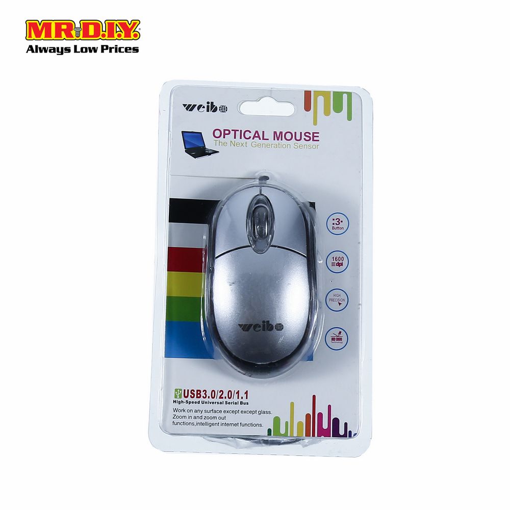 WEIBO Optical Mouse – MR. D.I.Y. ECOMMERCE (M) SDN BHD