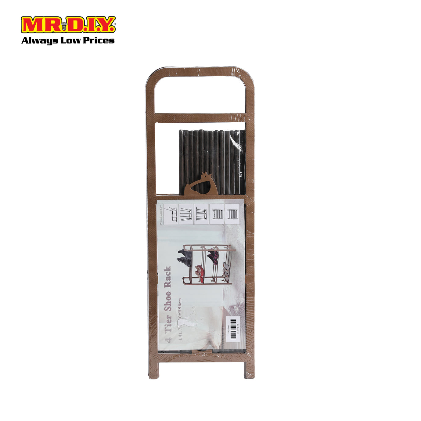 (MR.DIY) 4-Tier Organizer Shoe Rack (41cm x 56cm) – MR. D.I.Y ...