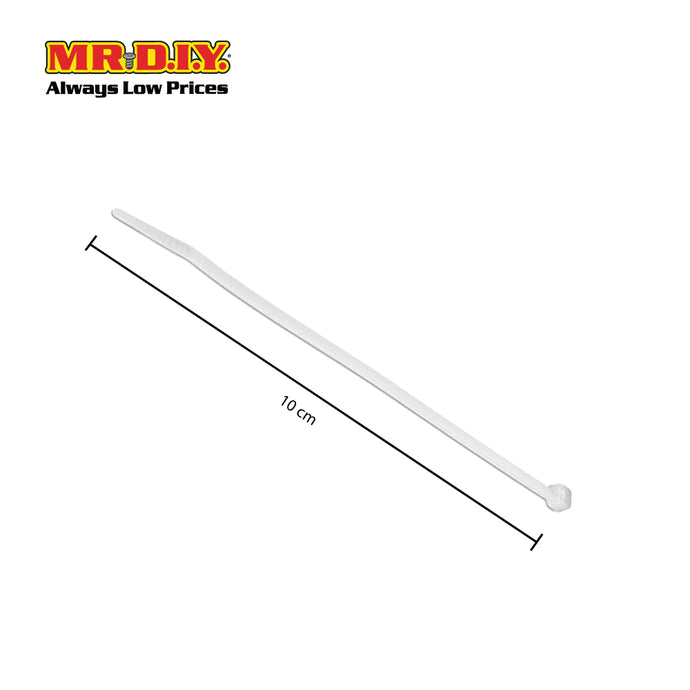 (MR.DIY) White Cable Ties (3mm x 10cm) 100pcs – MR. D.I.Y. ECOMMERCE (M ...