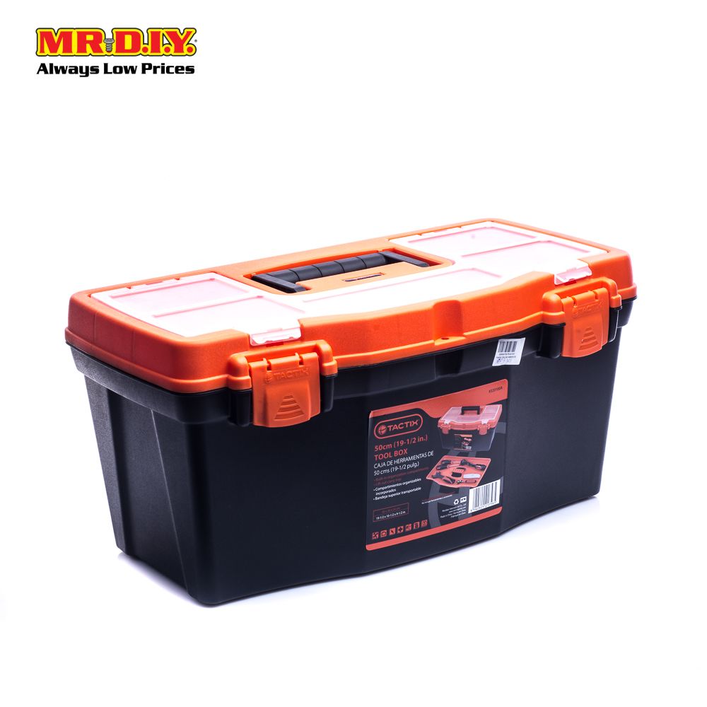 TACTIX Plastic Tool Box (50cm/19'") – MR. D.I.Y. ECOMMERCE (M) SDN BHD