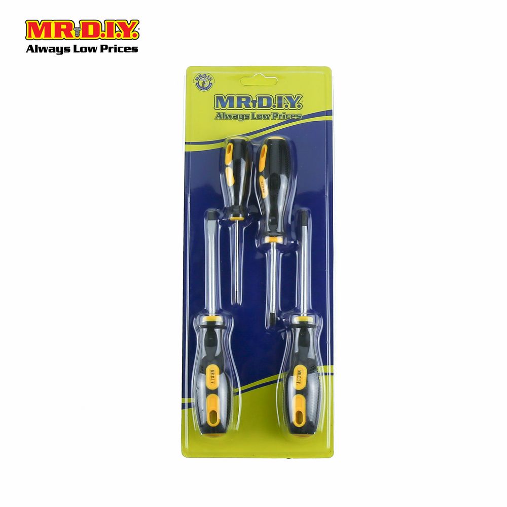 (MR.DIY) Screwdriver Set (4pcs) – MR. D.I.Y. ECOMMERCE (M) SDN BHD