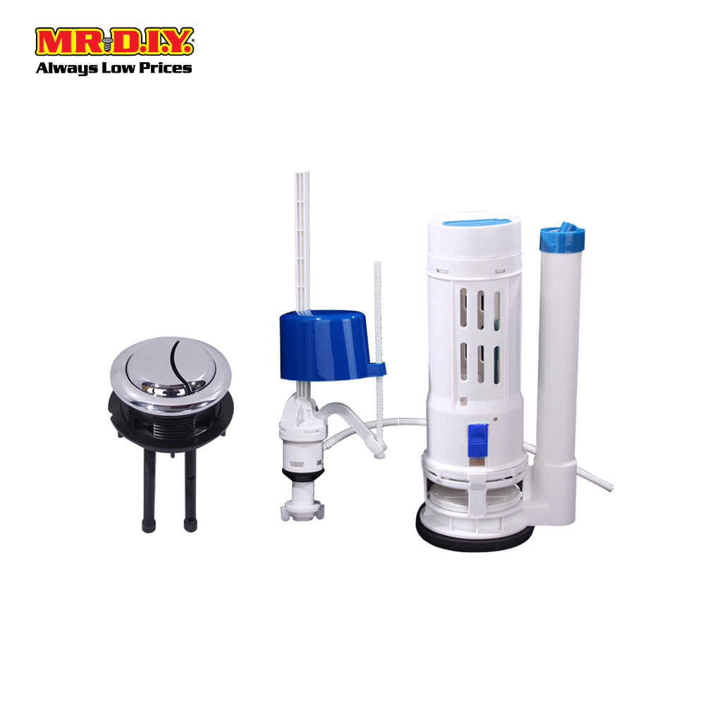 (MR.DIY) Replacement Toilet Tank Fill Valve Water Drain Flush Dual But ...
