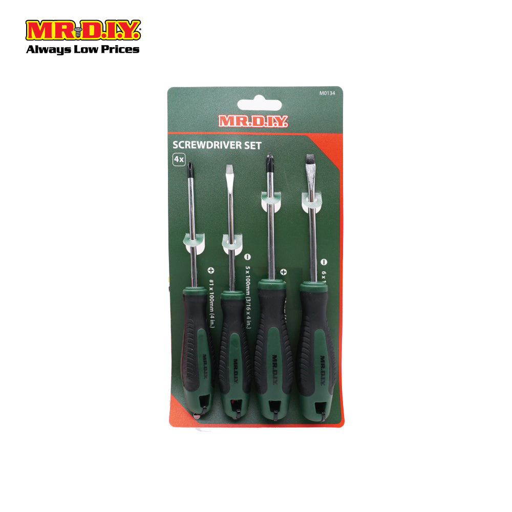 (MR.DIY) Screwdriver Set (4 pieces) – MR. D.I.Y. ECOMMERCE (M) SDN BHD
