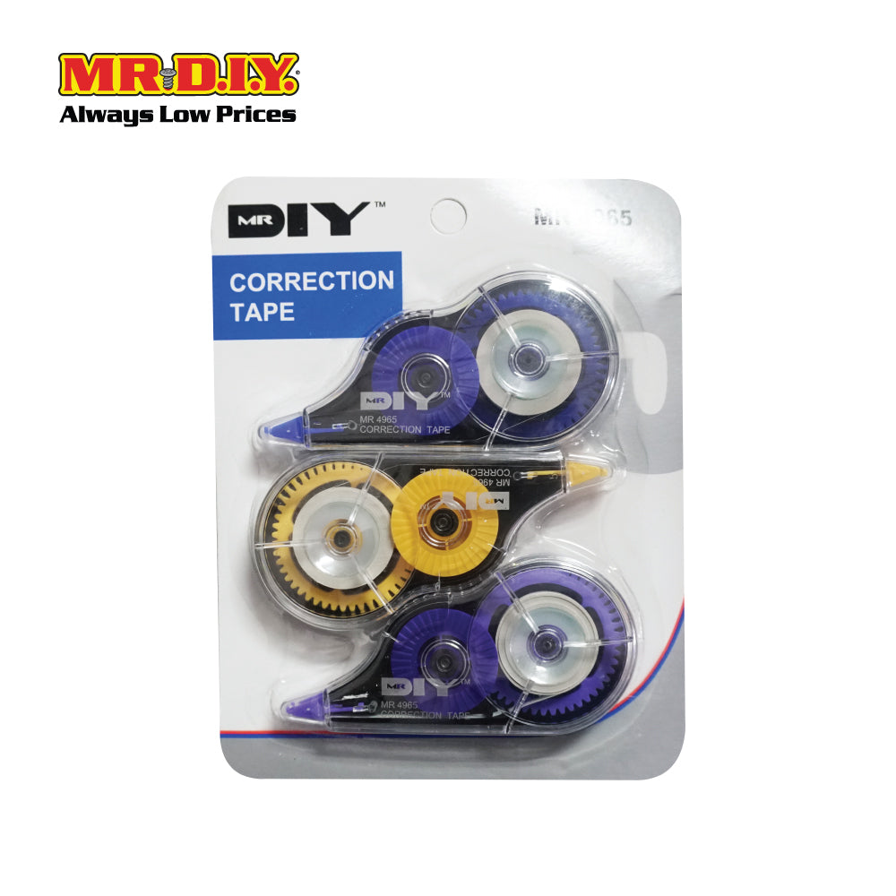 (MR.DIY) Affordable Jumbo Correction Tape - MR4965 Set (3pcs) – MR. D.I ...