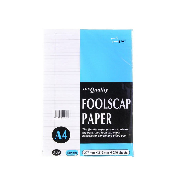 Light Blue Uni Foolscap Paper 240S A4 60gsm – MR. D.I.Y. ECOMMERCE (M ...